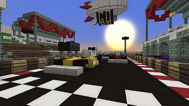 F1 Race track Minecraft Map
