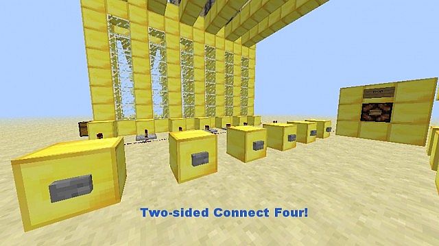 Two-sided Connect Four! Minecraft Map