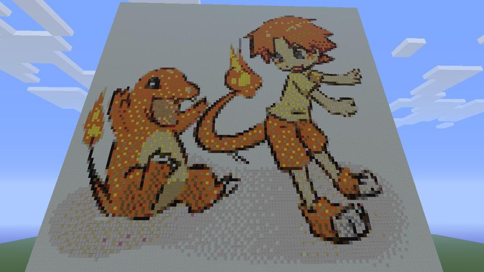 #004 Charmander Minecraft Map