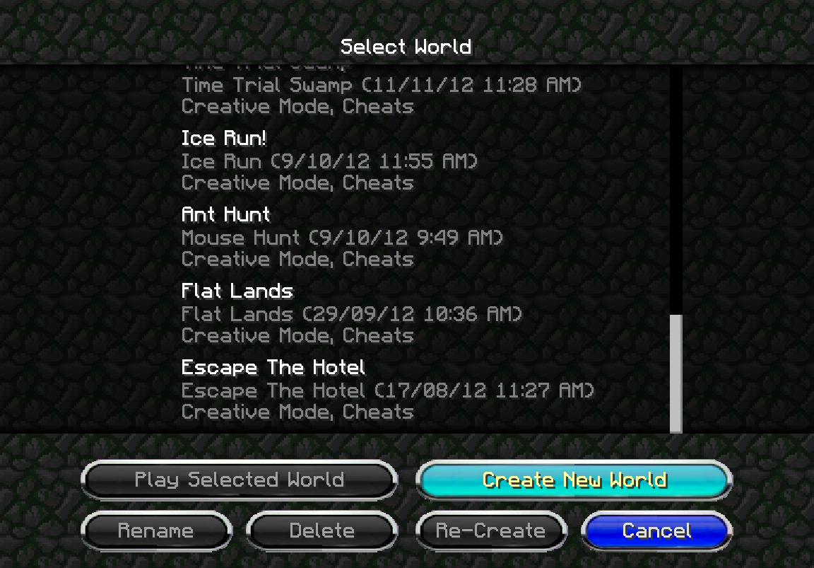Changed GUI - Blue Minecraft Texture Pack