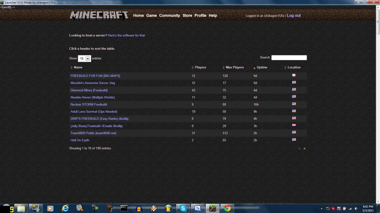 Minecraft Classic Desktop Launcher1.0 Minecraft Mod
