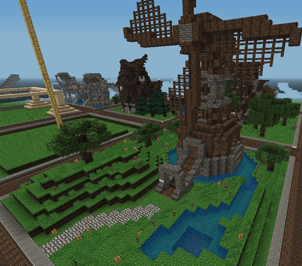 Enrico's Windmill. Minecraft Map