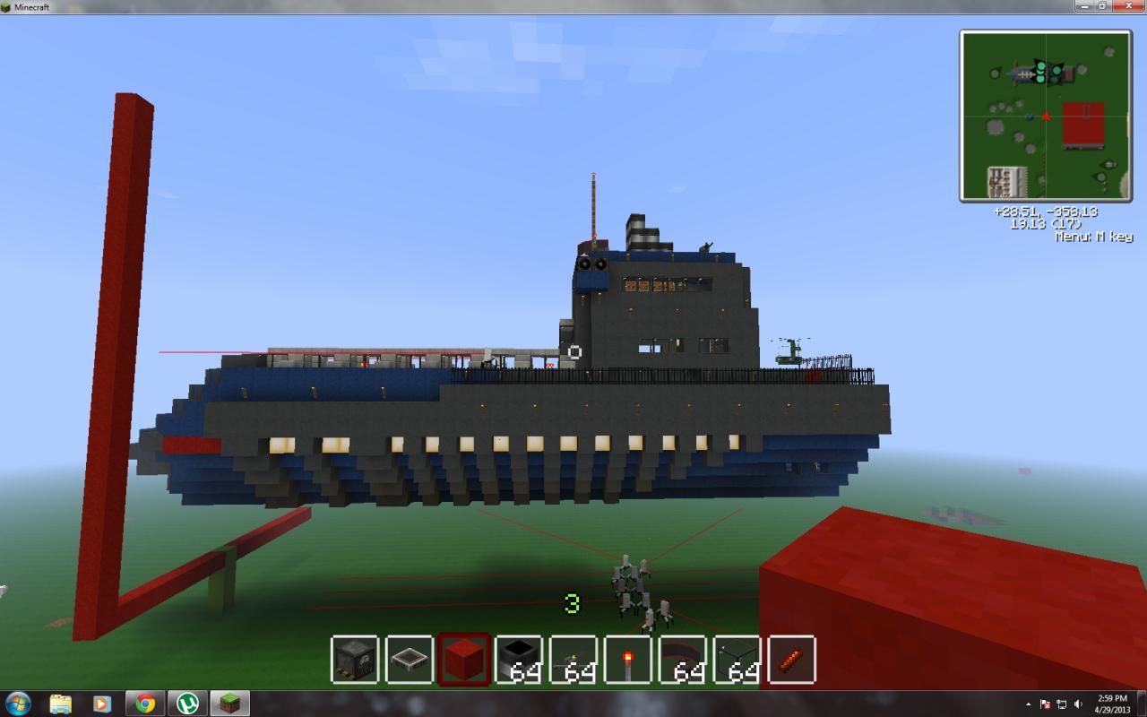 GALACTICA WAR SUBMARINE Minecraft Map