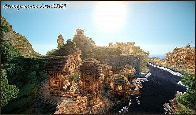 Fishing area of Hawk city Minecraft Map