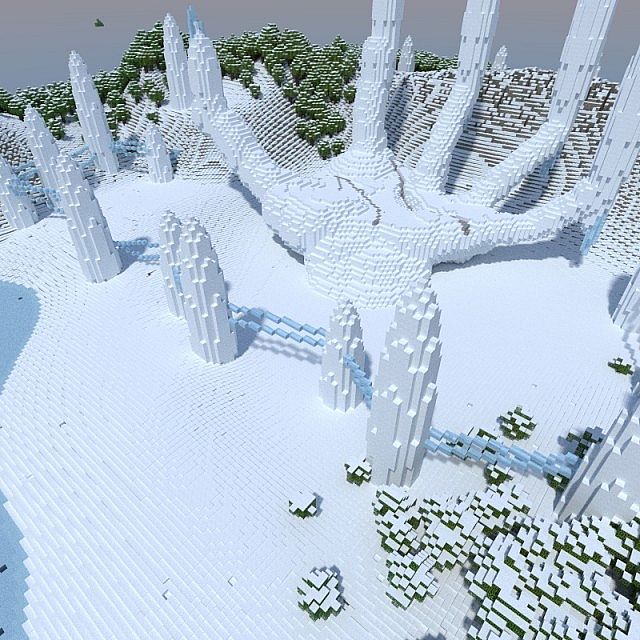 Isforh's Hand- God Demon of Ice Minecraft Map