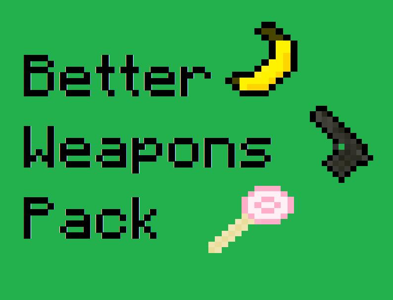 Better Weapons Pack 1.6.2/1.5.2 Minecraft Texture Pack