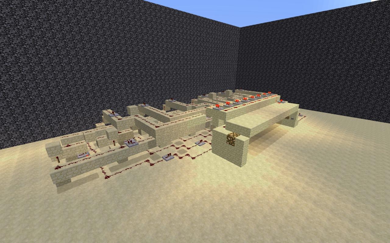 (First Ever?) Repeater RAM [8 Bit] Minecraft Map