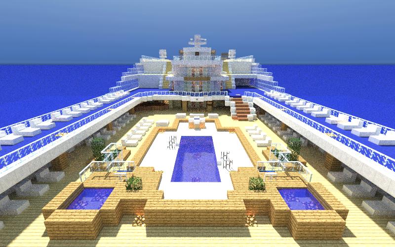 -Marina-Real Cruise Ship 1:1 Scale! Minecraft Map