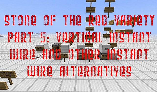 [SOTRV][P5] Vertical Instant Wire and other Instant Wire Alternatives ...