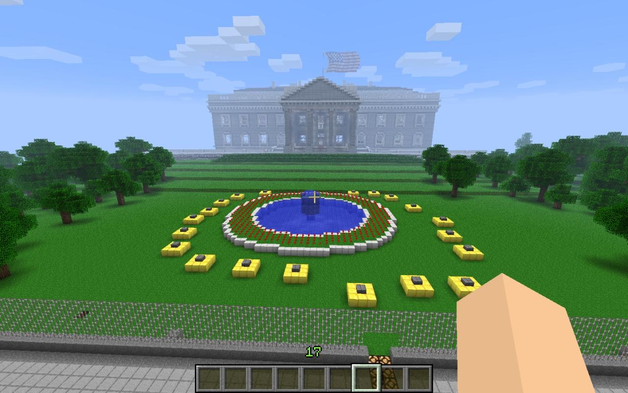 Hunger Games at the white house Minecraft Map