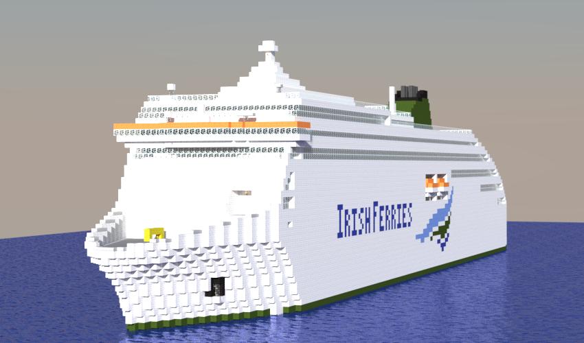 MV Ulysses - Biggest car ferry in the world! Minecraft Map