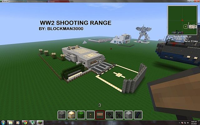 WW2 SHOOTING RANGE Minecraft Map