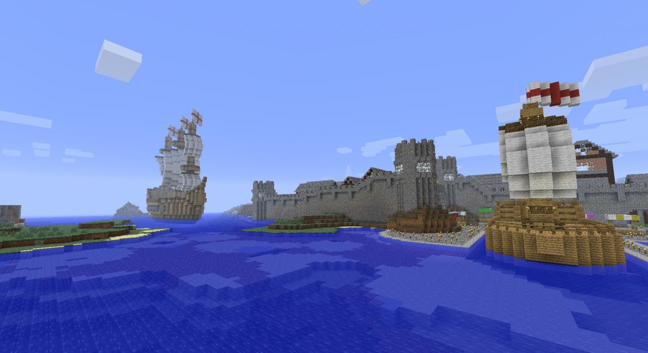 Let's Build a Medieval Castle Minecraft Map