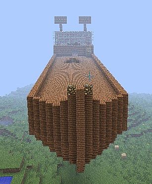 A Flying Ship Minecraft Map