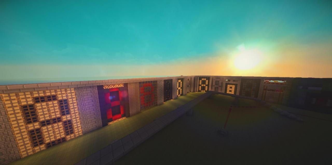 DISPLAY world - Number display types Minecraft Map