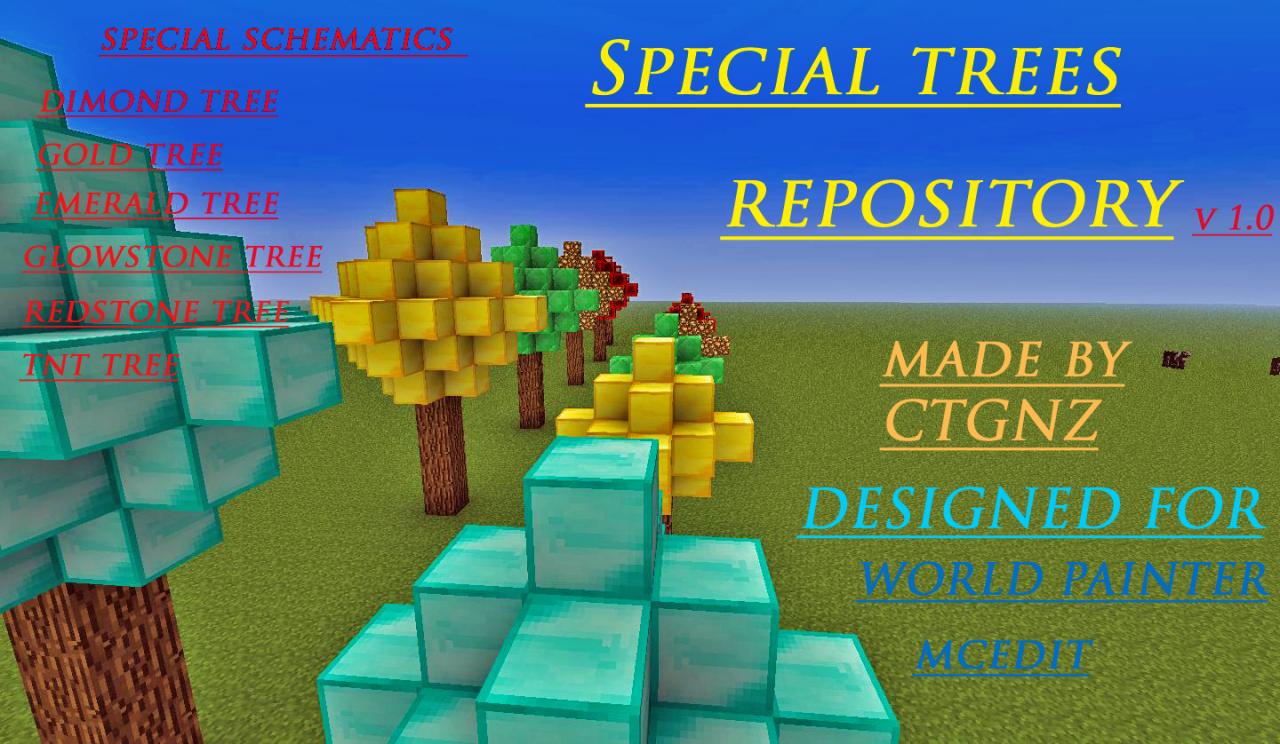Special Trees Repository Minecraft Map