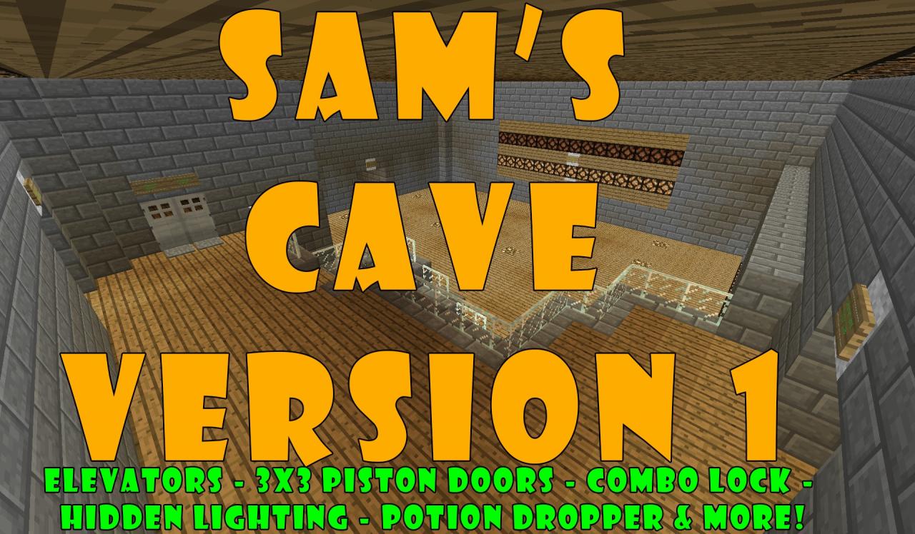 Sam's Cave V1 Minecraft Map