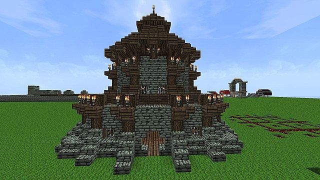 Medieval shrine Minecraft Project