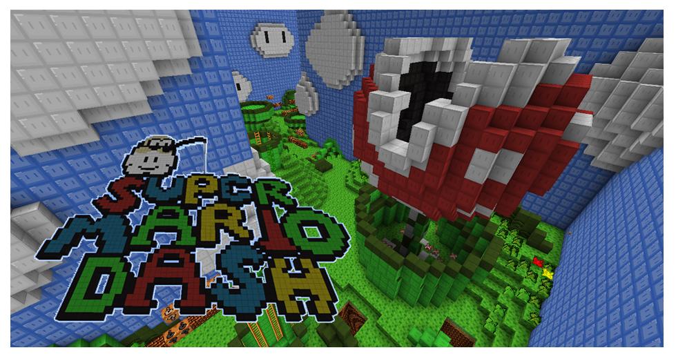 SUPER MARIO DASH! Minecraft Map