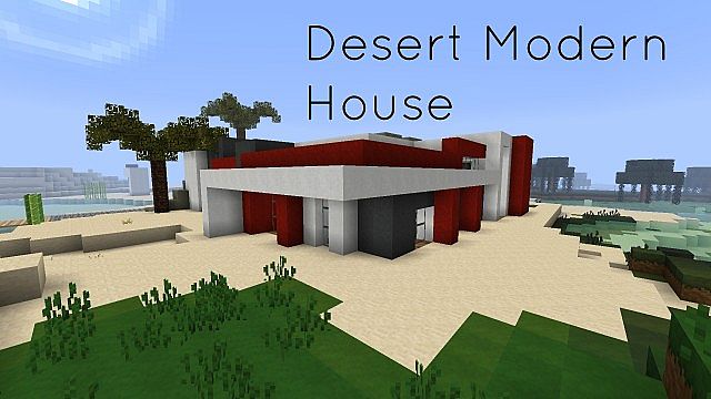 Minecraft - Desert Modern House Minecraft Map