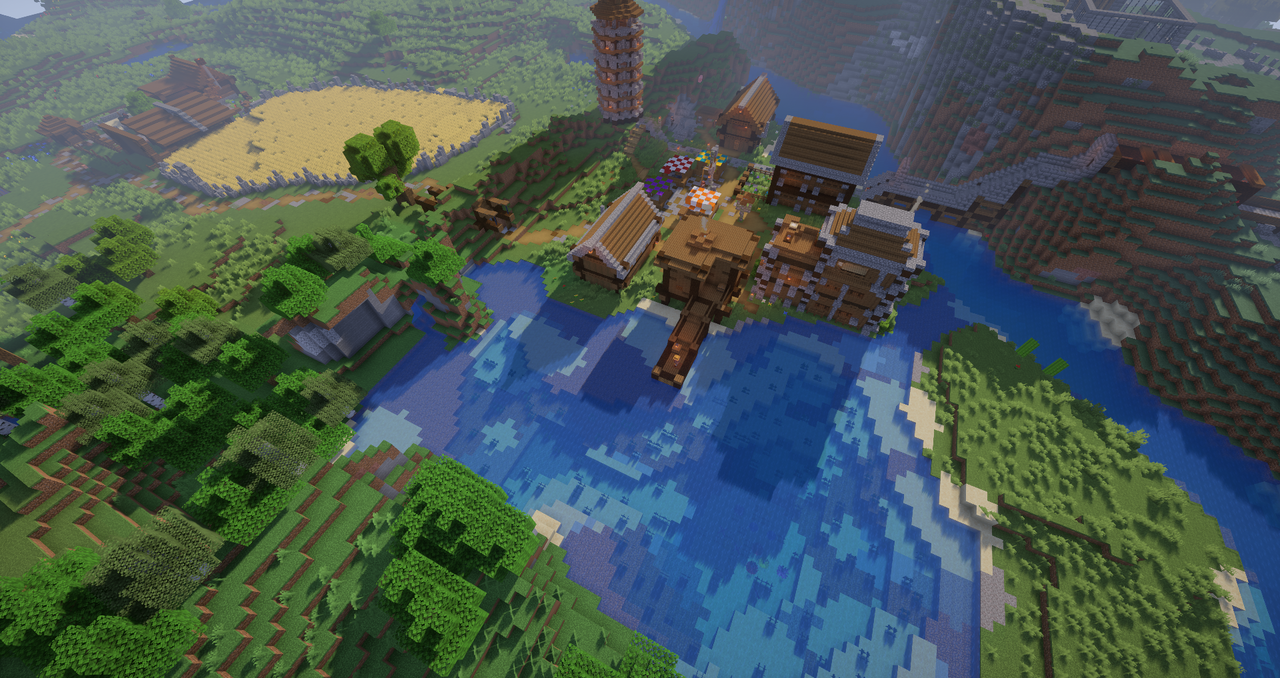 Open World Adventure map Minecraft Map