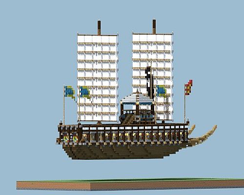 Korea 'the Joseon Dynasty period ship' : Panokseon Minecraft Map