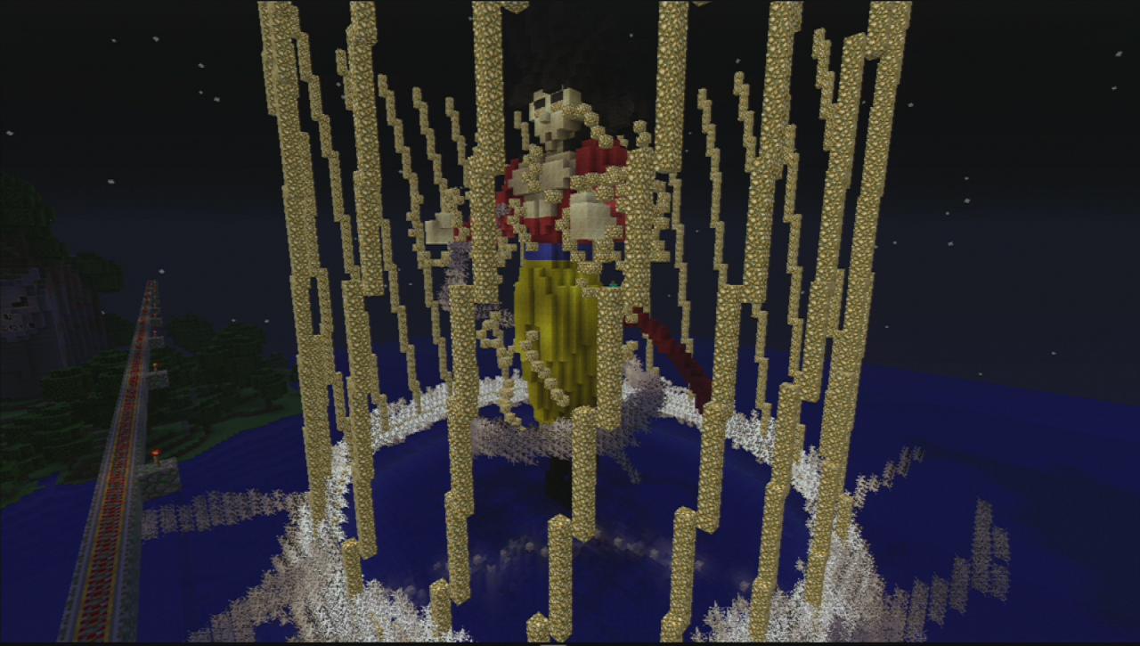 SS4 Goku from Dragonball GT Minecraft Map