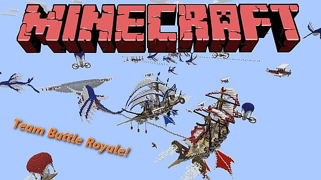 Airship Battle Royale: Team Battle 1v1, 2v2, etc. Minecraft Map