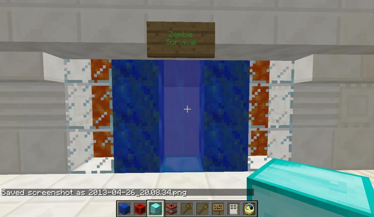 Multi-World Server Spawn Minecraft Map