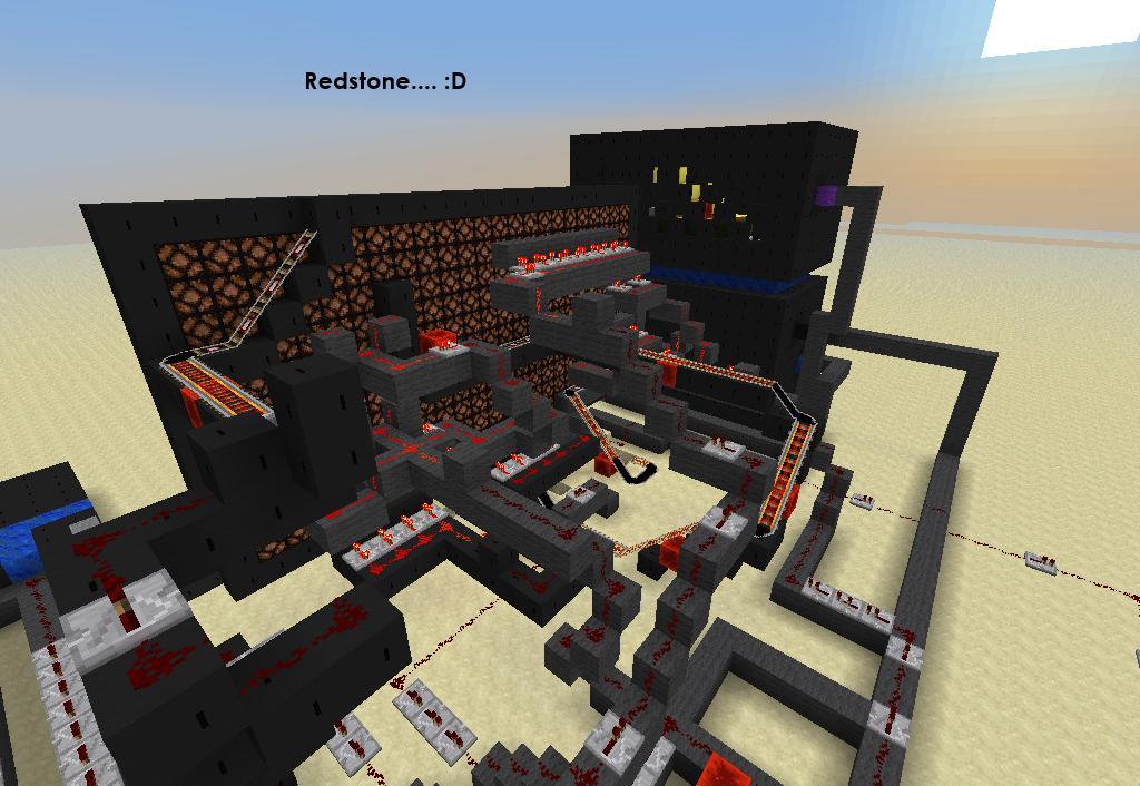 Interactive Computer ( Powered by Redstone) Minecraft Map