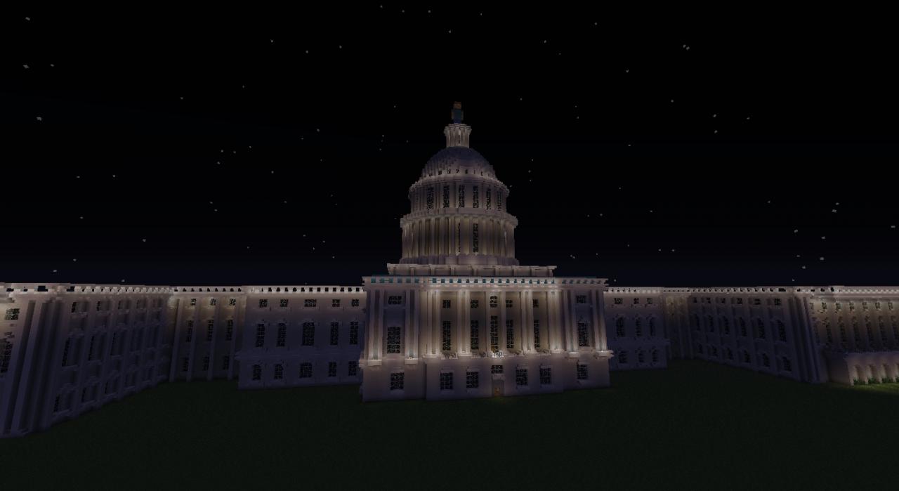 United States Capitol Building Minecraft Map