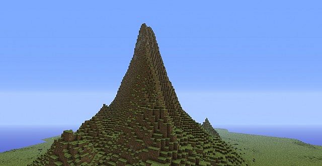 A mountain Minecraft Map