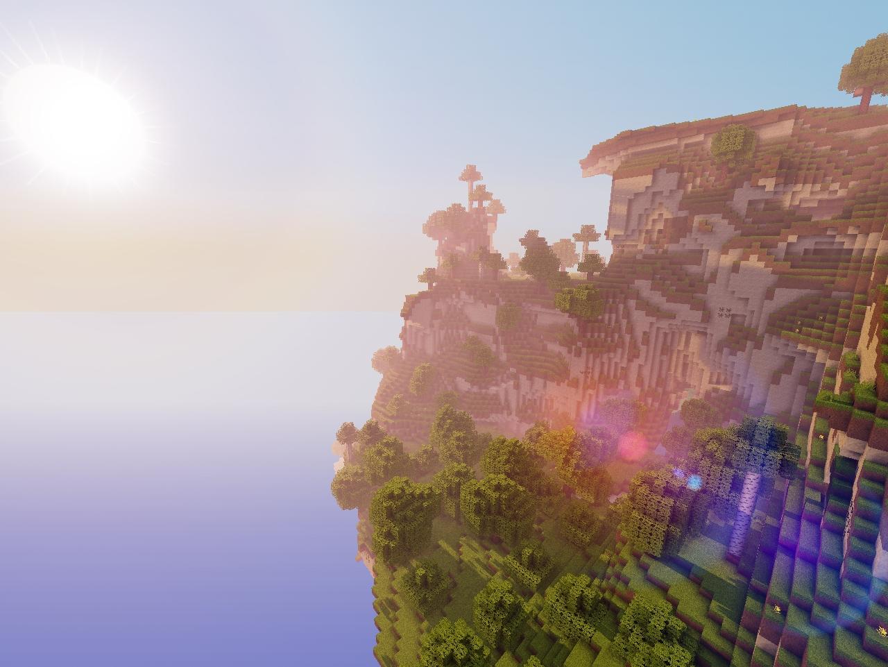 Natural Sky Island / Terraformed and EPIC Minecraft Map