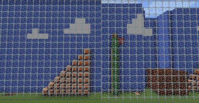 Super Mario Bros Minecraft Map