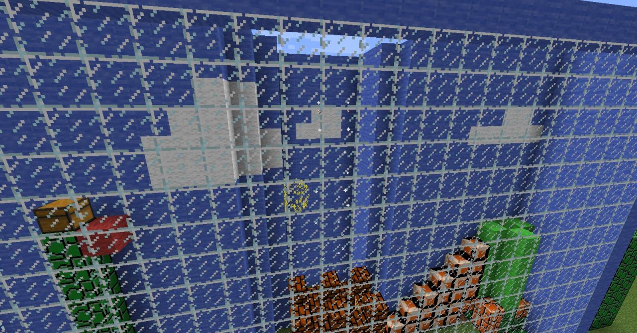 Super Mario Bros Minecraft Map