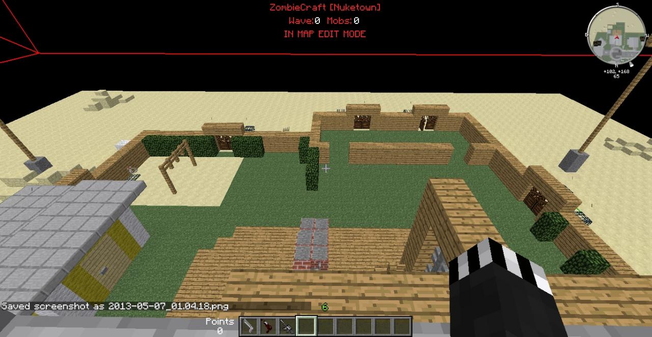 Minecraft: Zombiecraft 3: Nuketown Zombies Minecraft Map