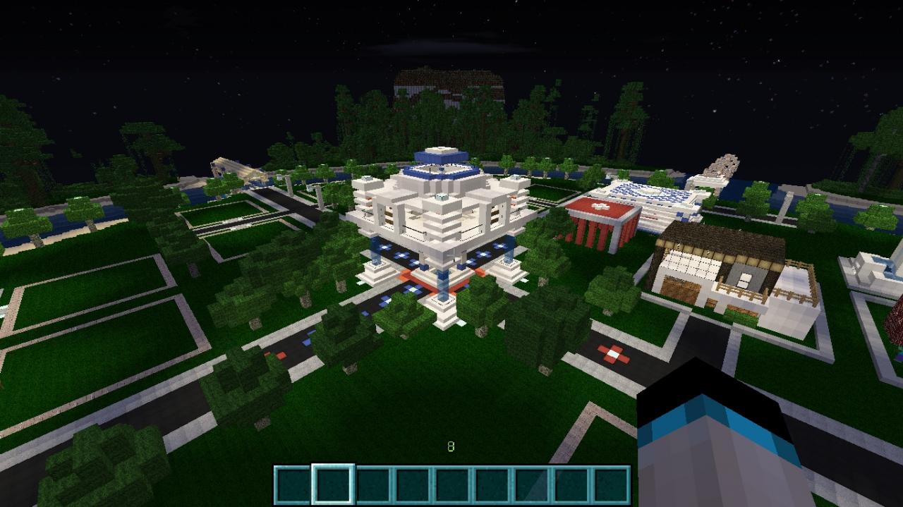 Modern Spawn Server Minecraft Map