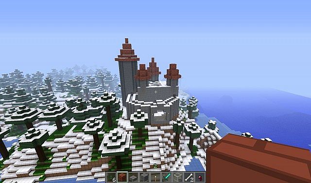 Snow castle Minecraft Map