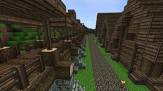 Small Medieval Town Minecraft Map