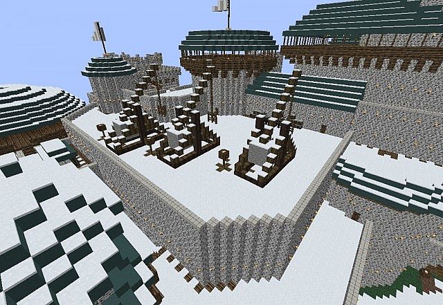 Winterfell Game of thrones PvP map with Kits! Minecraft Map