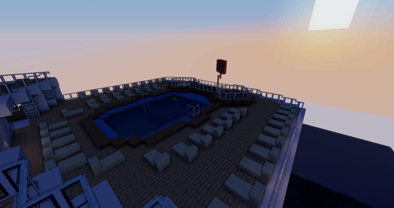 Queen Victoria (1:1 Scale Cruise Ship) Minecraft Map