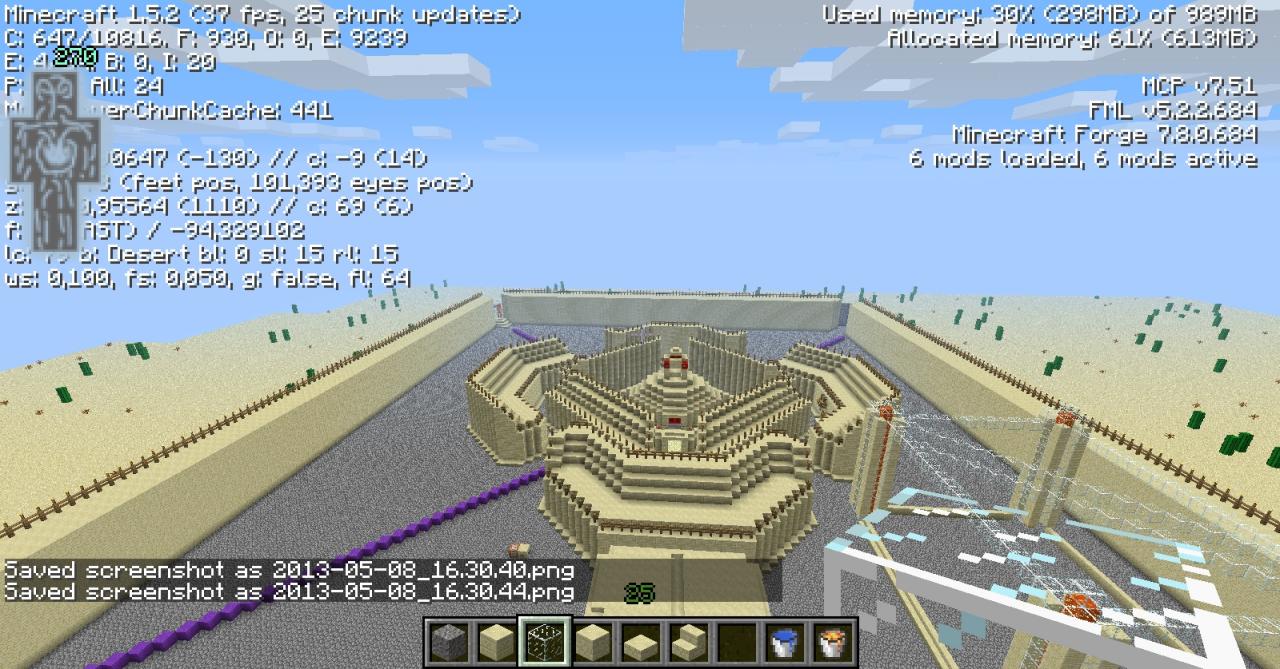 sand village Minecraft Map