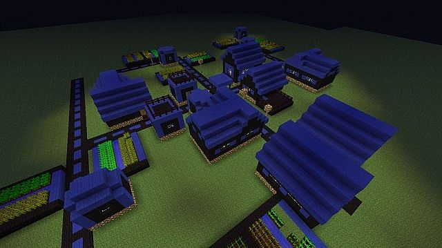 Neon Village Minecraft Map