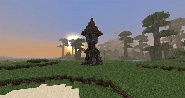 Rustic/Medieval Watchtower Minecraft Map