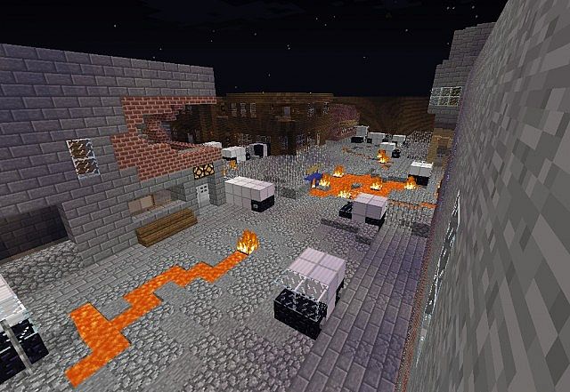 Call of Duty: Black Ops II Zombies Town Minecraft Map