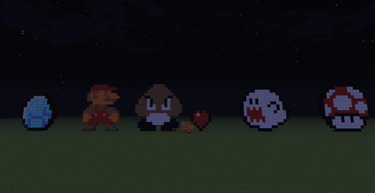 Pixel Art Mayhem Minecraft Map