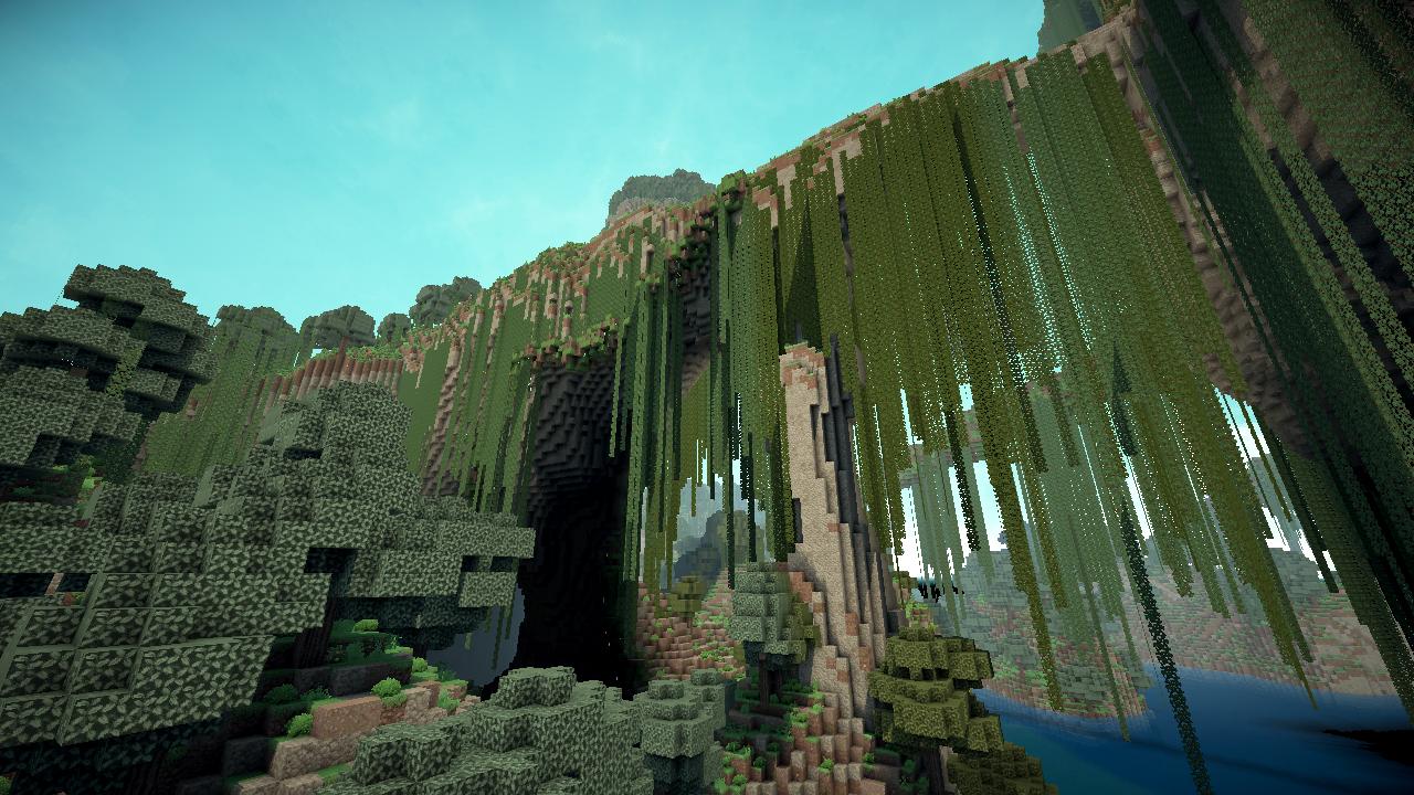 Green Hole | Epic Unique Nature Creative Project 400x400 Minecraft Map