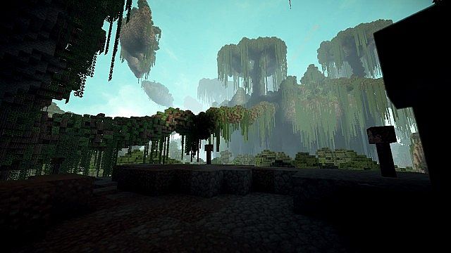 Green Hole | Epic Unique Nature Creative Project 400x400 Minecraft Map