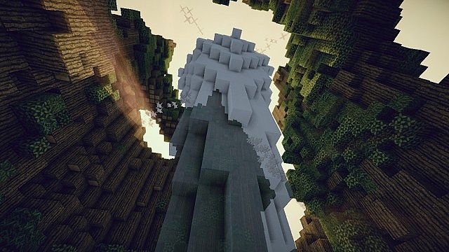 Green Hole | Epic Unique Nature Creative Project 400x400 Minecraft Map