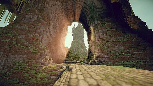 Green Hole | Epic Unique Nature Creative Project 400x400 Minecraft Map